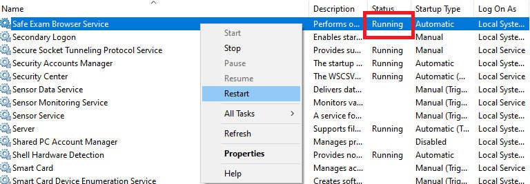 Troubleshooting issues with Safe Exam Browser (SEB) – AssessPrep