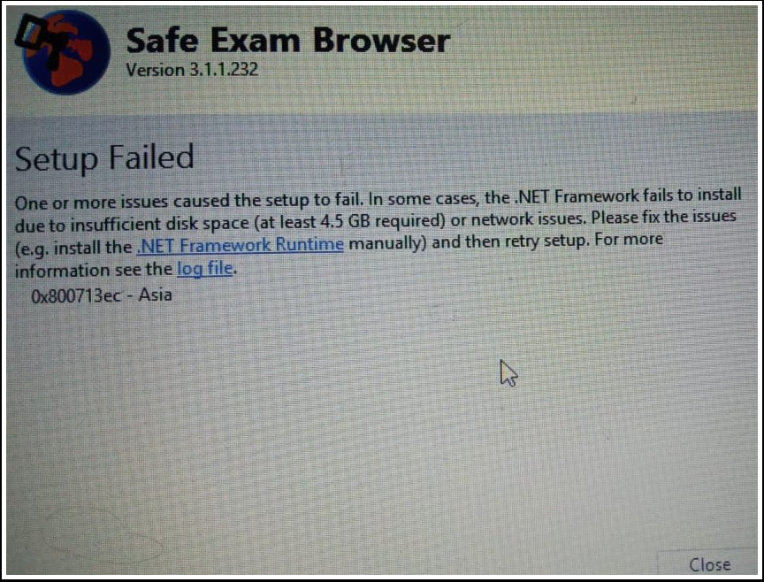 Troubleshooting issues with Safe Exam Browser (SEB) – AssessPrep
