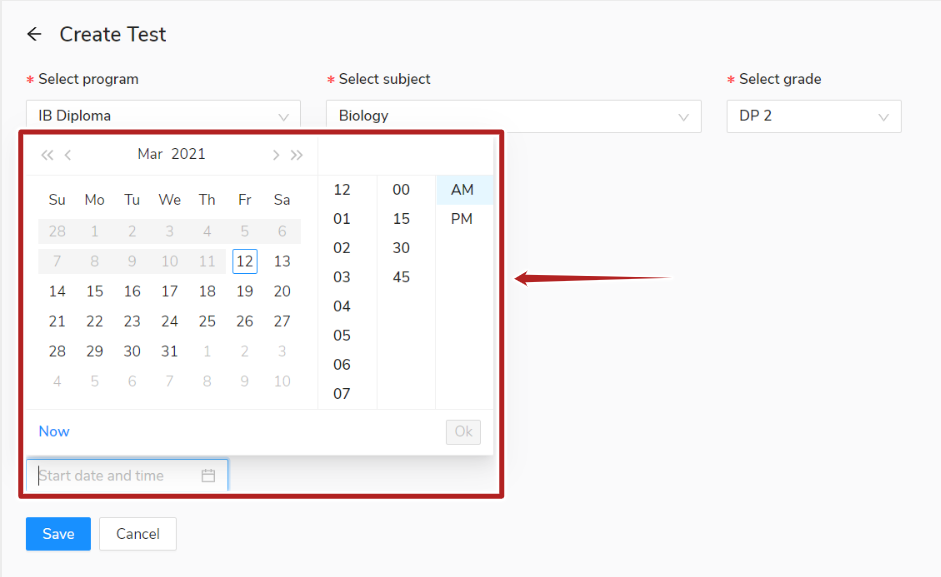 Creating a test on AssessPrep – AssessPrep