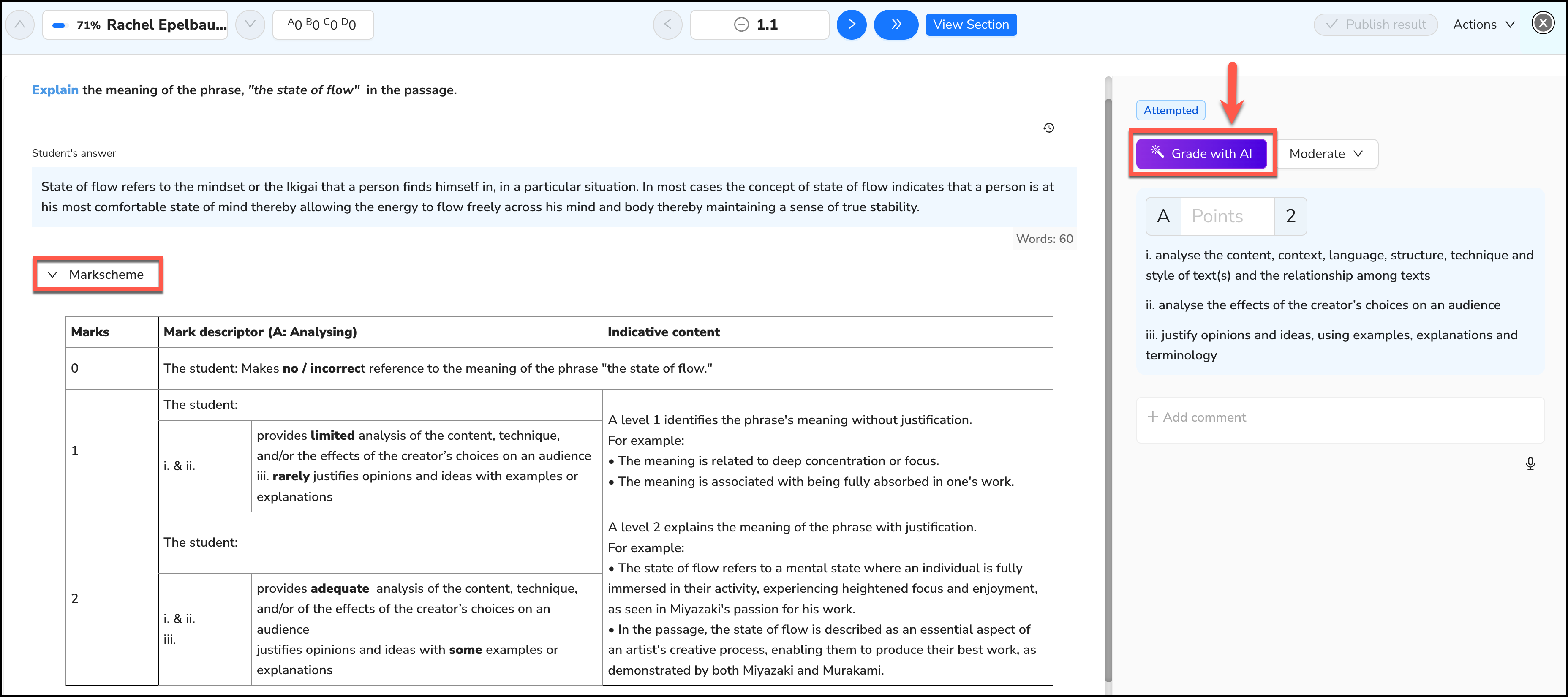 Grading with AI – AssessPrep