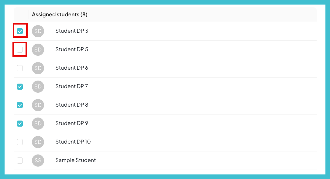 Mapping students and publishing a test – AssessPrep