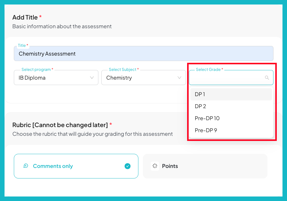 Creating a test on AssessPrep – AssessPrep