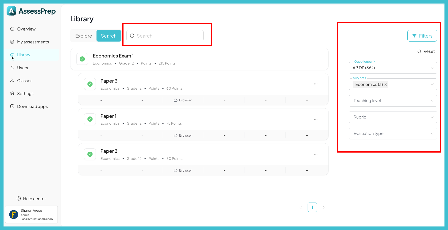 Creating a test on AssessPrep – AssessPrep