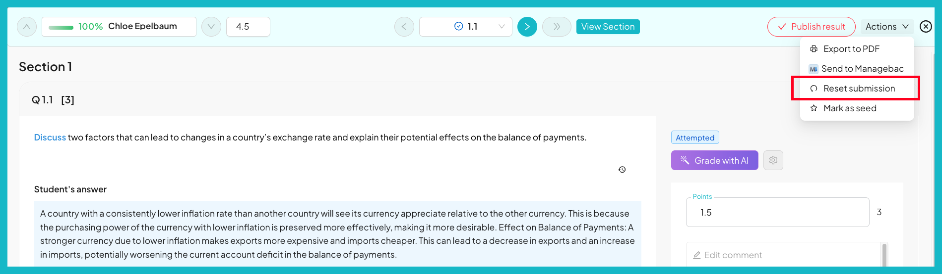 Grading an AssessPrep Online Assessment via the ManageBac Gradebook ...